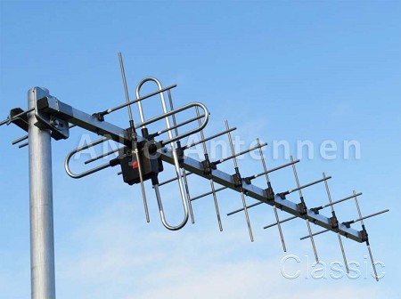 ANjo 70 cm Cross Yagi Antenna 2 x 9 Elements